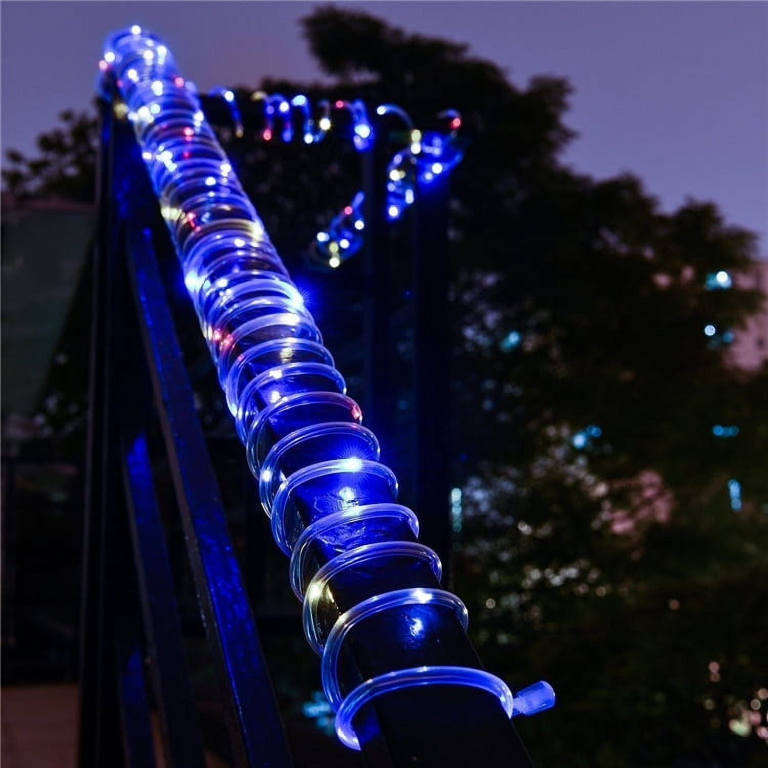 LED solar copper tube lamp outdoor waterproof streamer colored lights ...