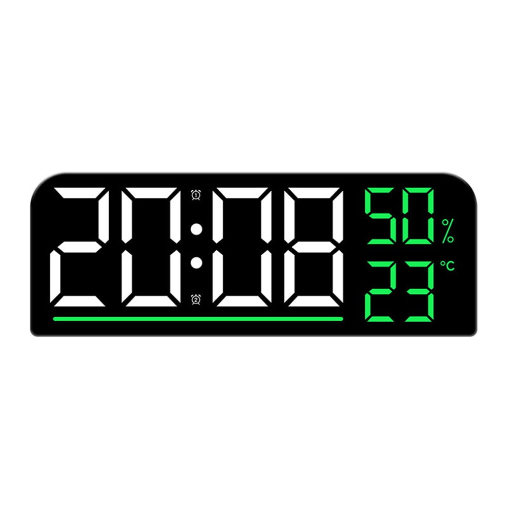 LED temperature and humidity display 2 alarms Brightness adjustment ...
