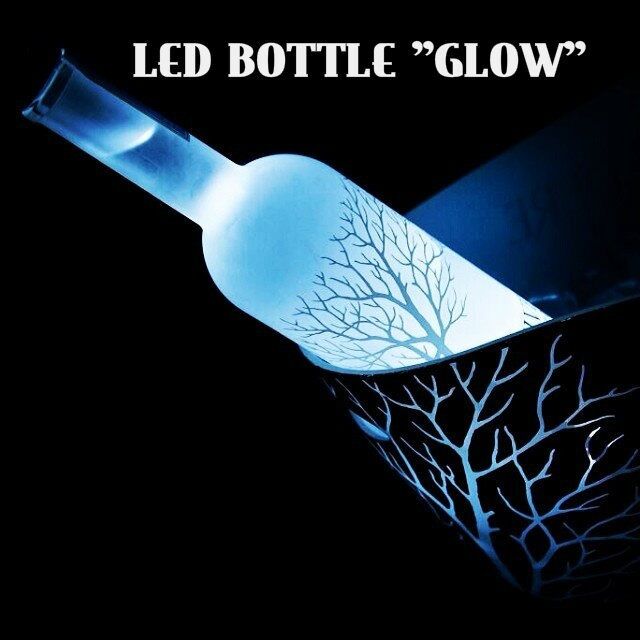 LED white Light Sticker Bottle glorifier bottle glow nightclub 50PACK ...