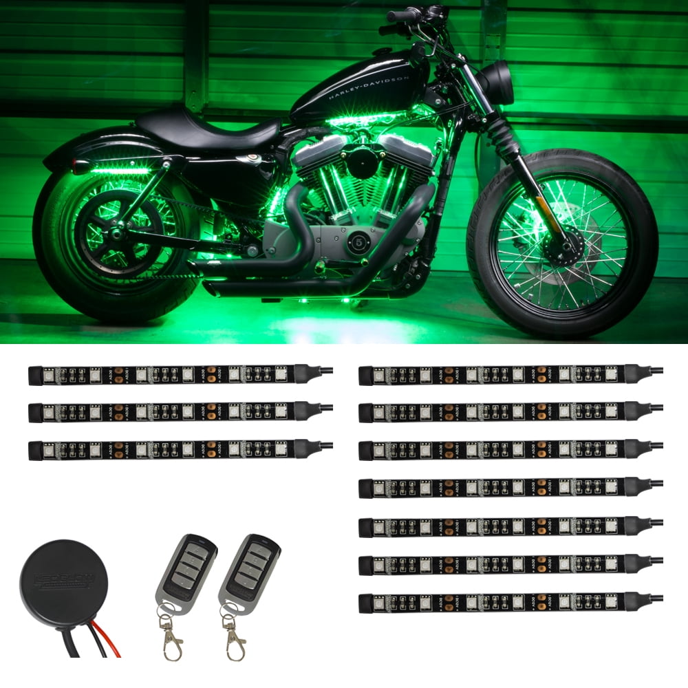 LEDGlow 10pc Advanced Green SMD LED Mini Motorcycle Light Kit - Walmart.com