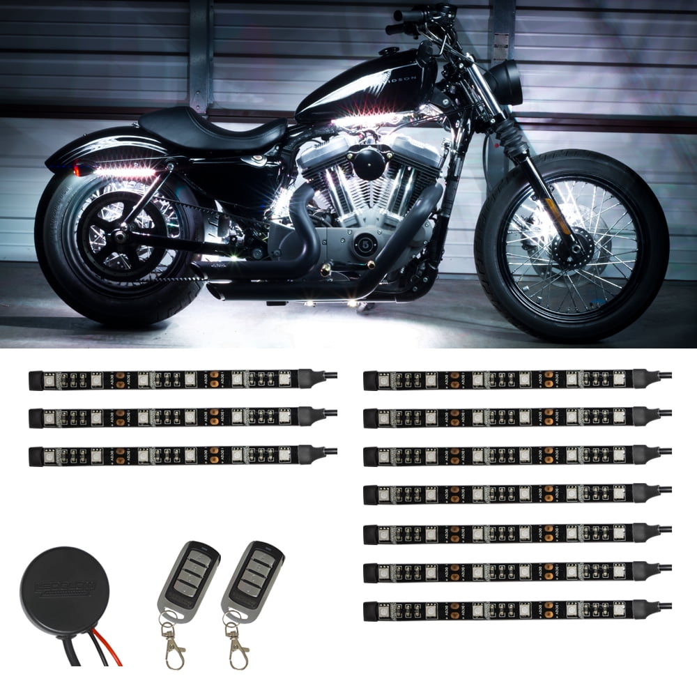 LEDGlow 10pc Advanced White SMD LED Mini Motorcycle Light Kit - Walmart.com