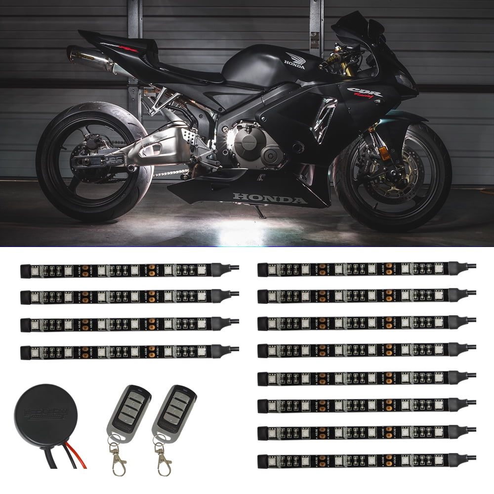 LEDGlow 12pc Advanced White SMD LED Mini Motorcycle Light Kit - Walmart.com