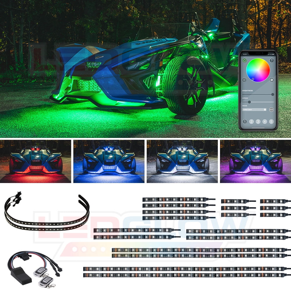 LEDGlow Advanced Million Color Slingshot Lighting Kit - 20pc with ...