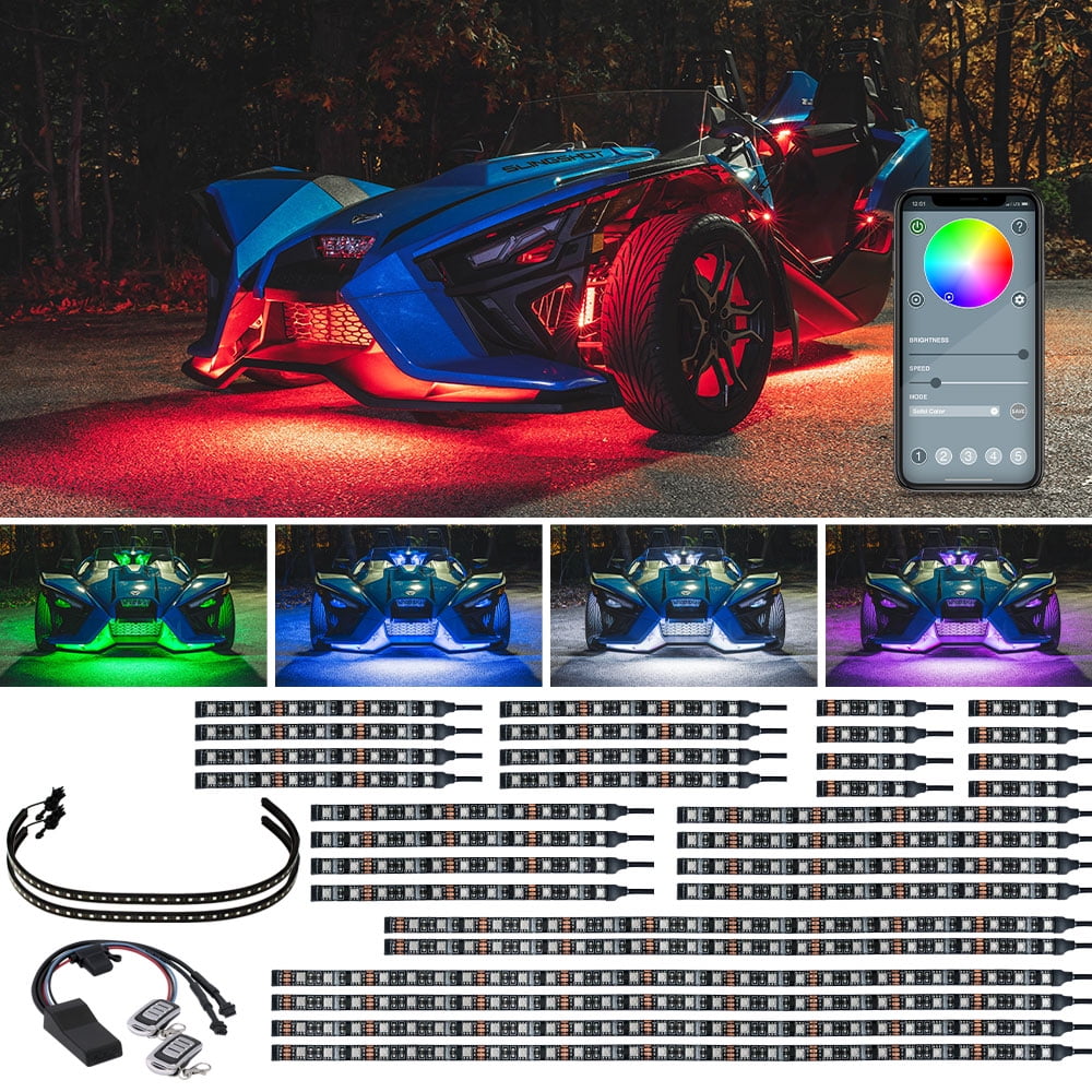LEDGlow 32pc Advanced Million Color Slingshot Lighting Kit with ...