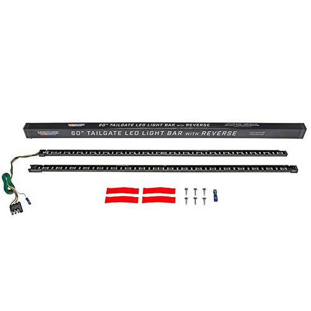 LEDGlow 60" Double Row Tailgate LED Light Bar for Full Size Pickup ...