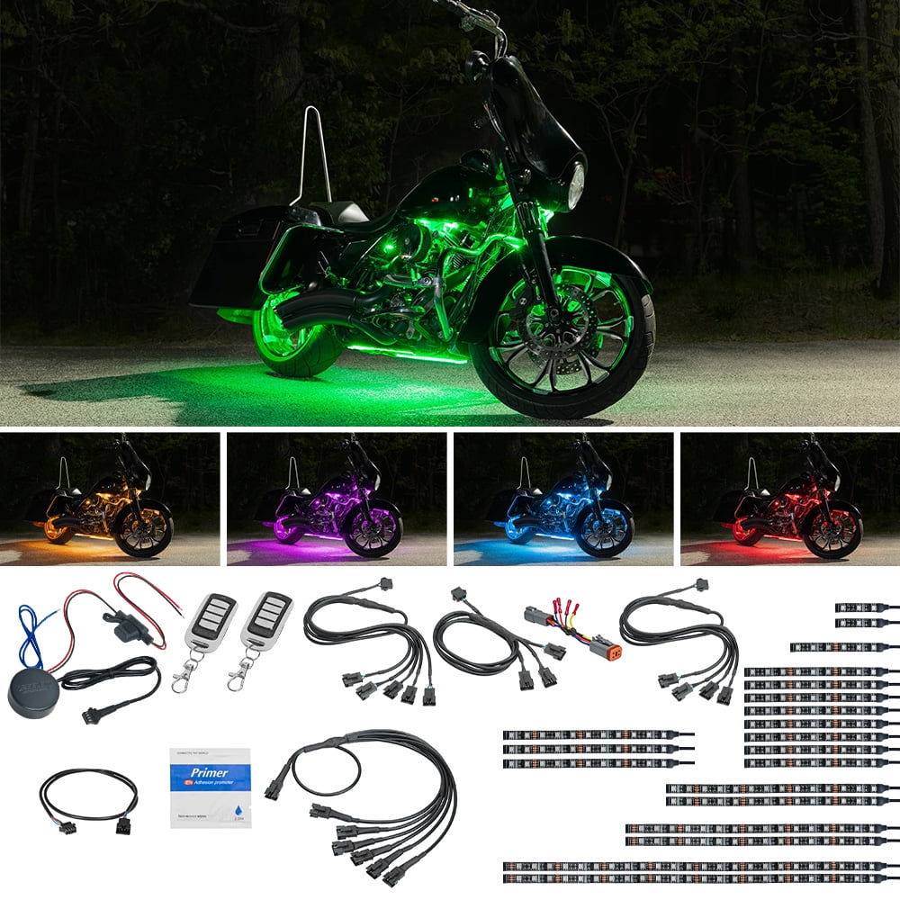 LEDGlow Advanced Million Color LED Lighting Kit for Harley Davidson ... LEDGlow Advanced Million Color LED Lighting Kit for Harley Davidson ...
