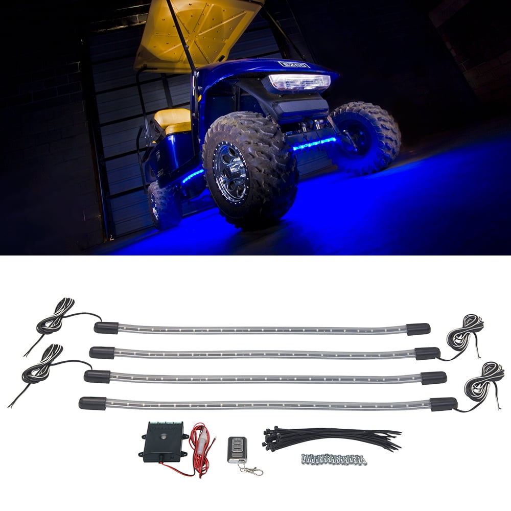 LEDGlow Blue LED Golf Cart Underbody Underglow Light Kit - Walmart.com