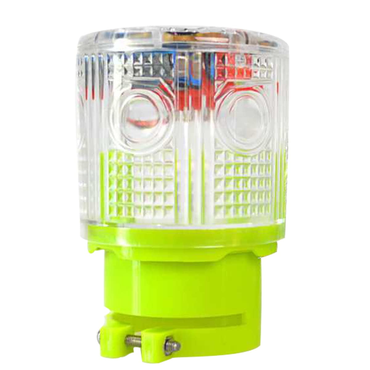 LEDHOLYT Solar Strobe Warning Light, Super Bright Solar Emergency ...