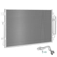 LEDKINGDOMUS AC Condenser for Nissan Altima (2007–2018) & Maxima (2009 ...