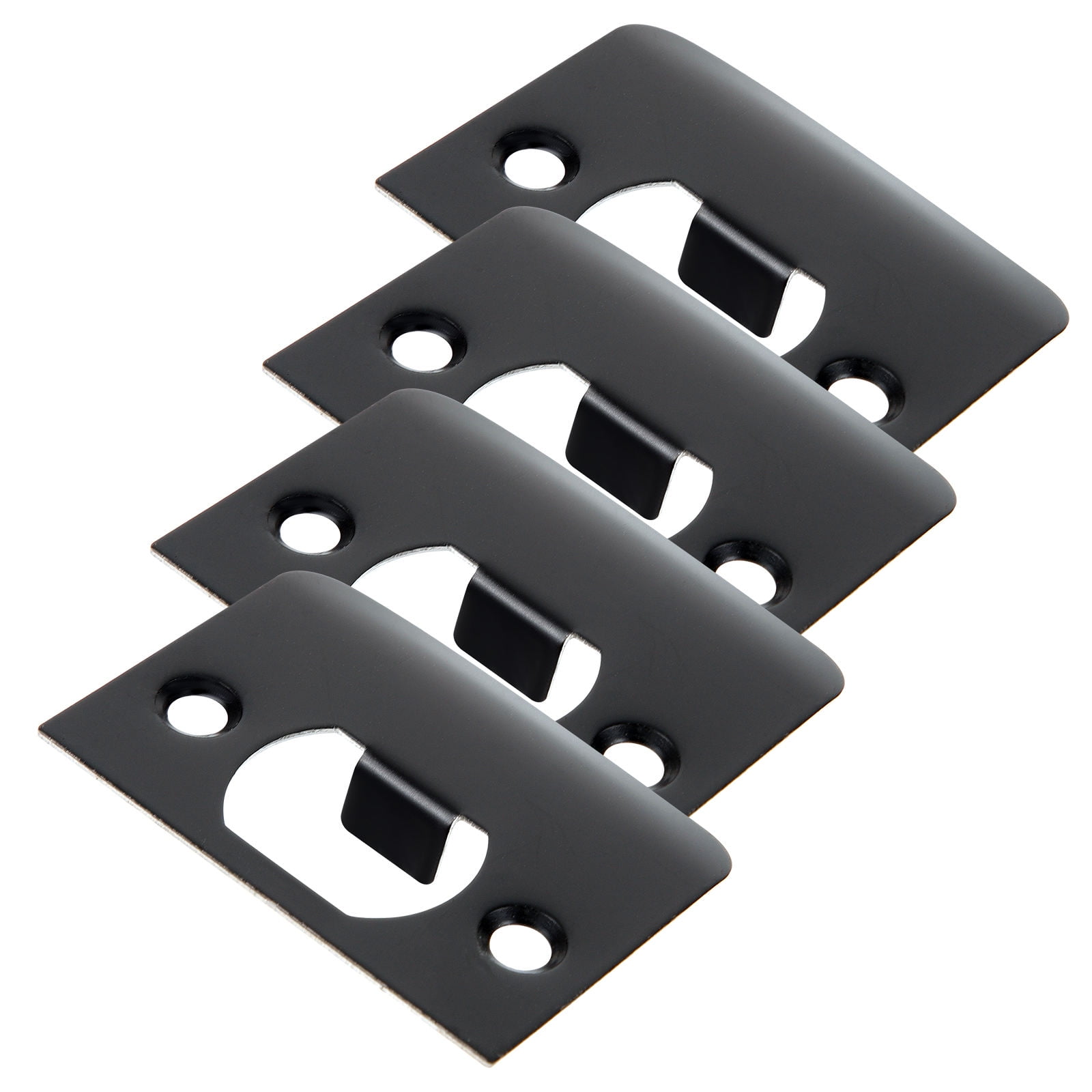 LEDMOMO 4Pcs Door Plate Black Stainless Steel Reinforcement Kit with ...