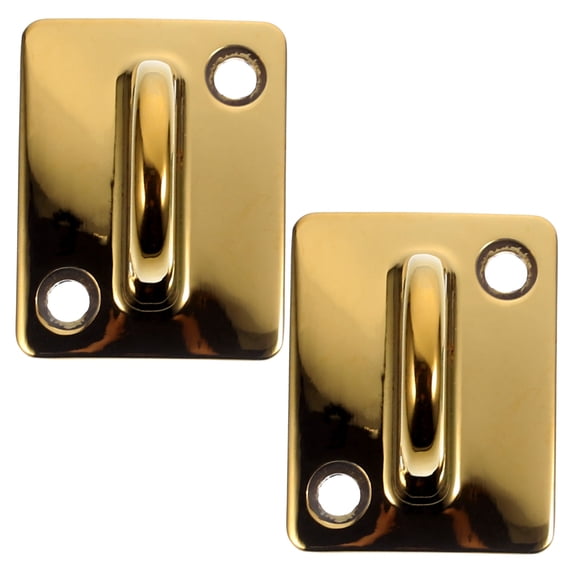 LEDMOMO 2Pcs Metal Guardrail Rope Hooks Wall Mounted Hooks Golden ...