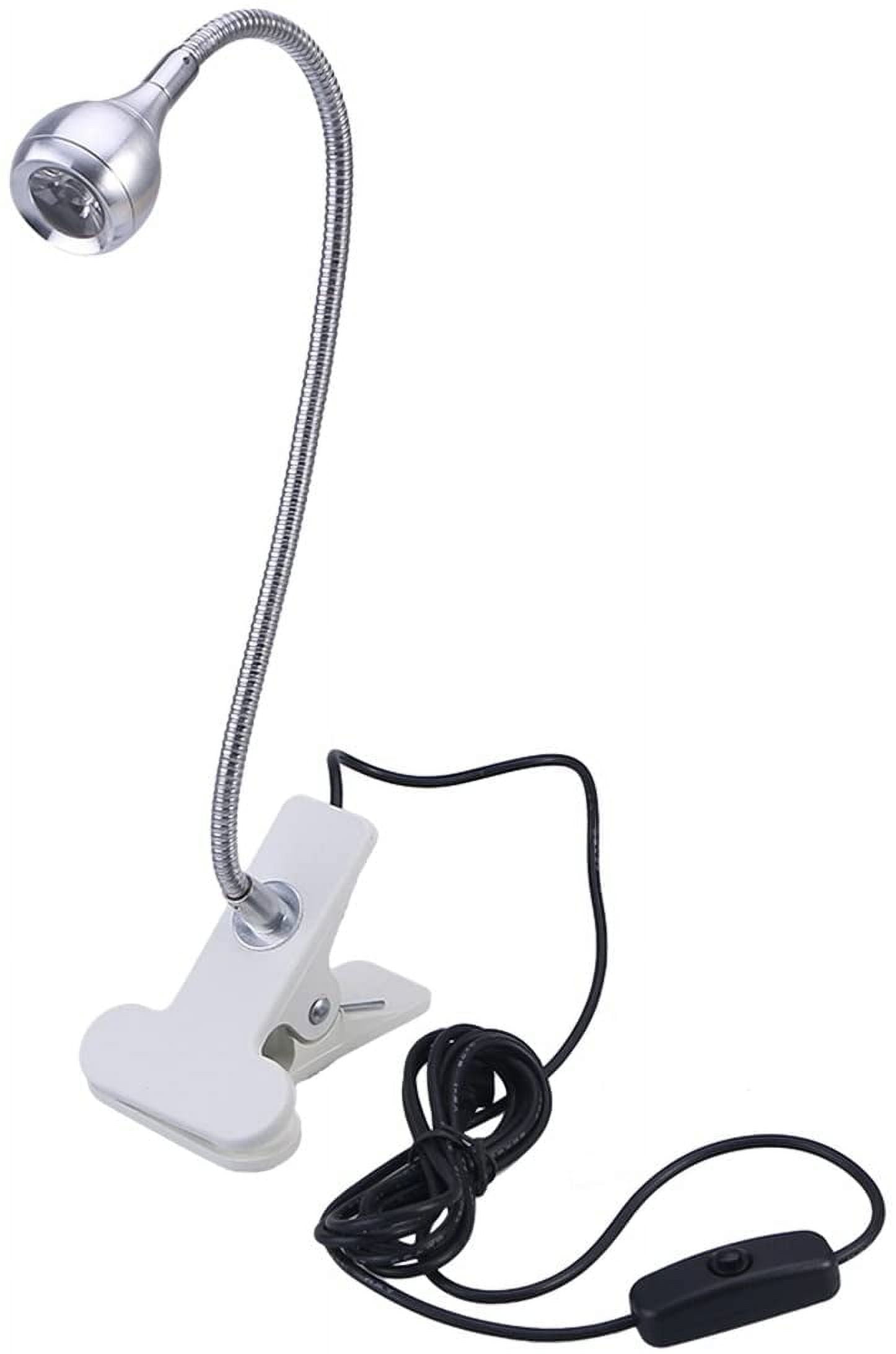LEDMONO Flexible Clip On LED Reading Lamp with On/Off Switch - Walmart.com