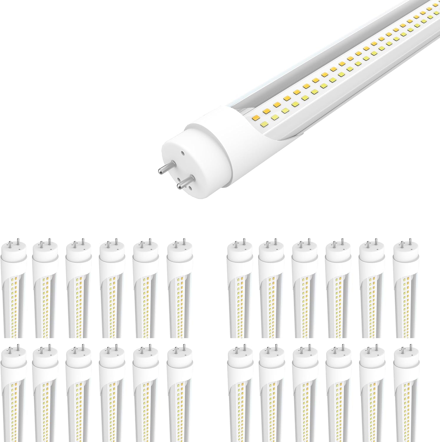 LEDMyplace LED Tube Lights - 4FT T8 LED Ballast Bypass Light Tube, 22W ...