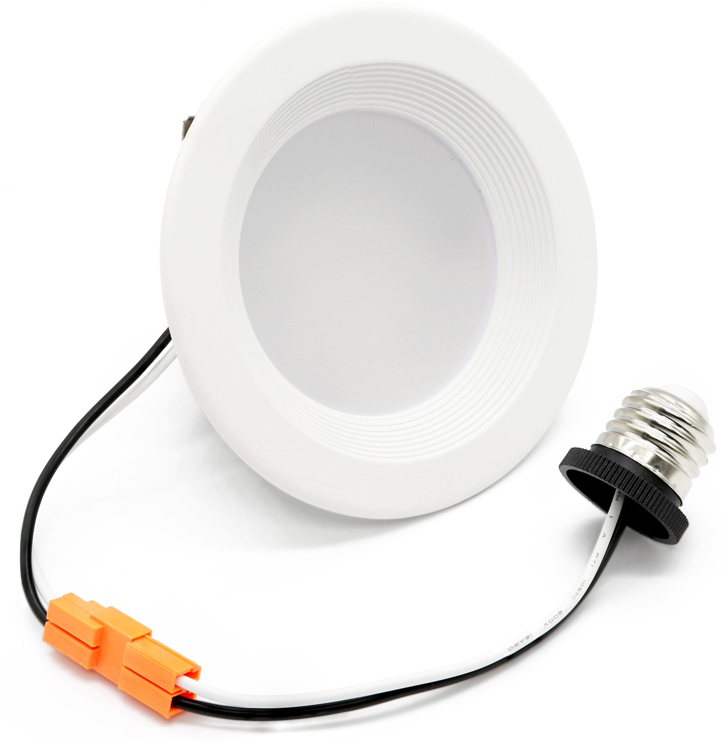LEDPAX LED 4 Inch Retrofit Downlight, 9W, 540 Lumens, 5000K, CRI90, UL Listed Energy Star ...