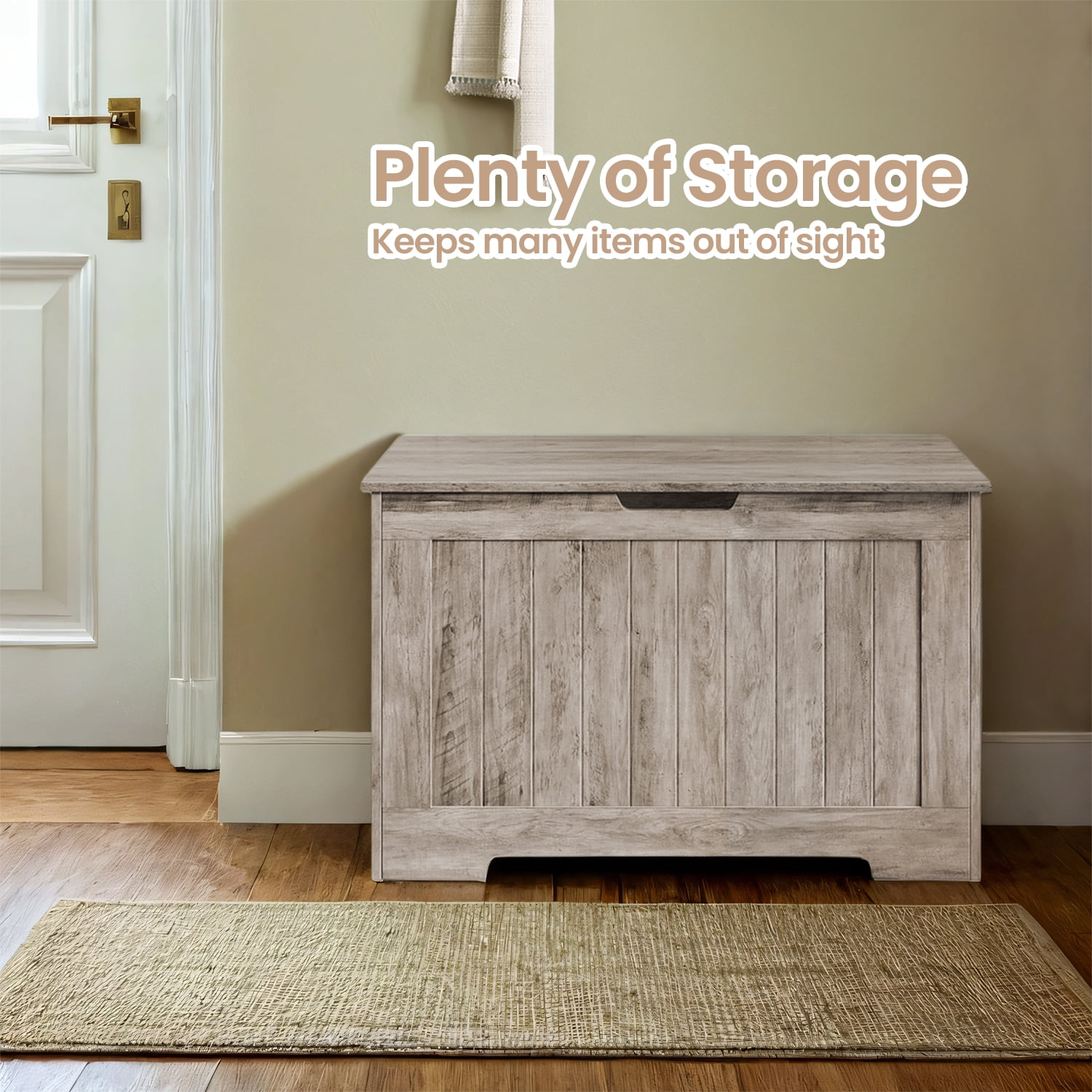 LEDREM Storage Chest Storage Trunk for Bedroom Entryway Large Capacity ...