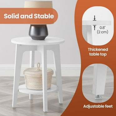 Small White Wood End Table - Walmart.com