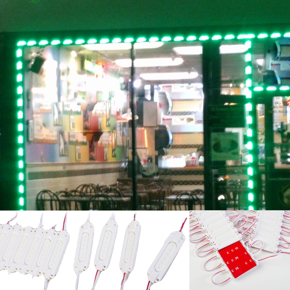 LEDUPDATES 20ft BRIGHTEST STOREFRONT LED LIGHT COB SERIES GREEN + UL ...