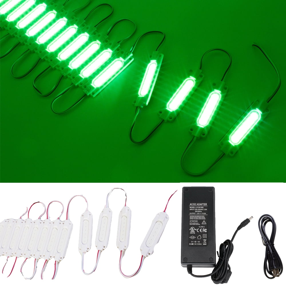 LEDUPDATES BRIGHTEST STOREFRONT WINDOW LED LIGHT 30ft Green COB WITH UL ...