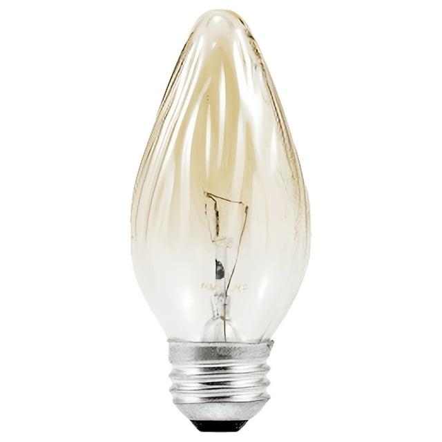 LEDVANCE Sylvania 25W, F15 Decor Incandescent Light Bulb, Amber ...