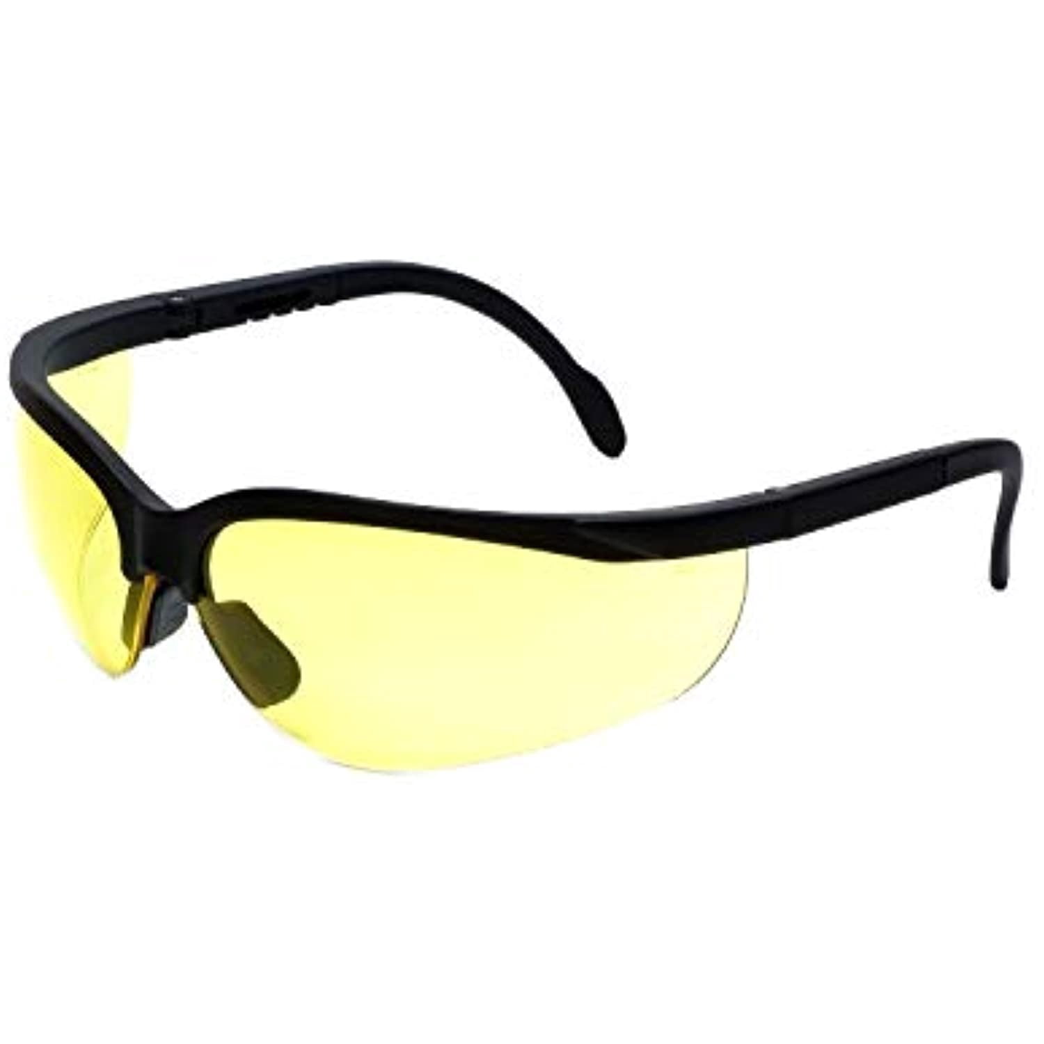 LEDwholesalers UV Protection Adjustable Safety Glasses with Yellow Tint ...