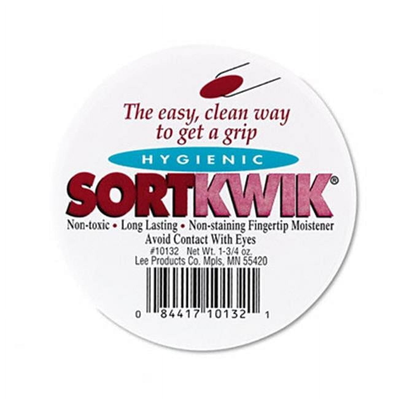 LEE 10132 Sortkwik Fingertip Moisteners, 1 3/4 oz, Pink (Pack of 2 ...