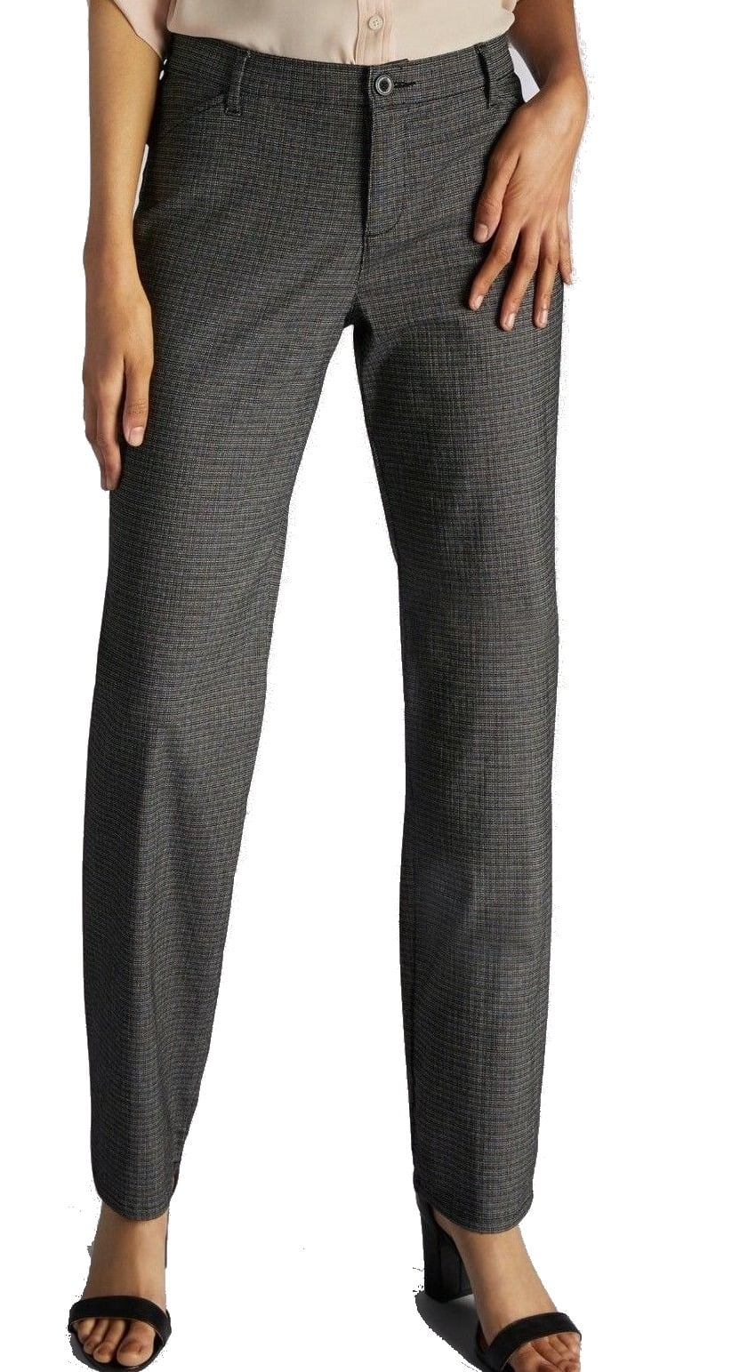 Womens Straight Leg Four Pocket Dress Pants 6 - Walmart.com