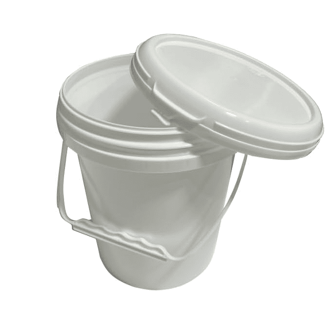 LEE FISHER SPORTS 1 gallon bucket with lid white(2 Pack) - Walmart.com