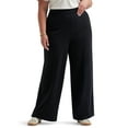 Lee® Women's Plus Regular Fit Wide Leg Knit Pants, Sizes 0X-4X ...