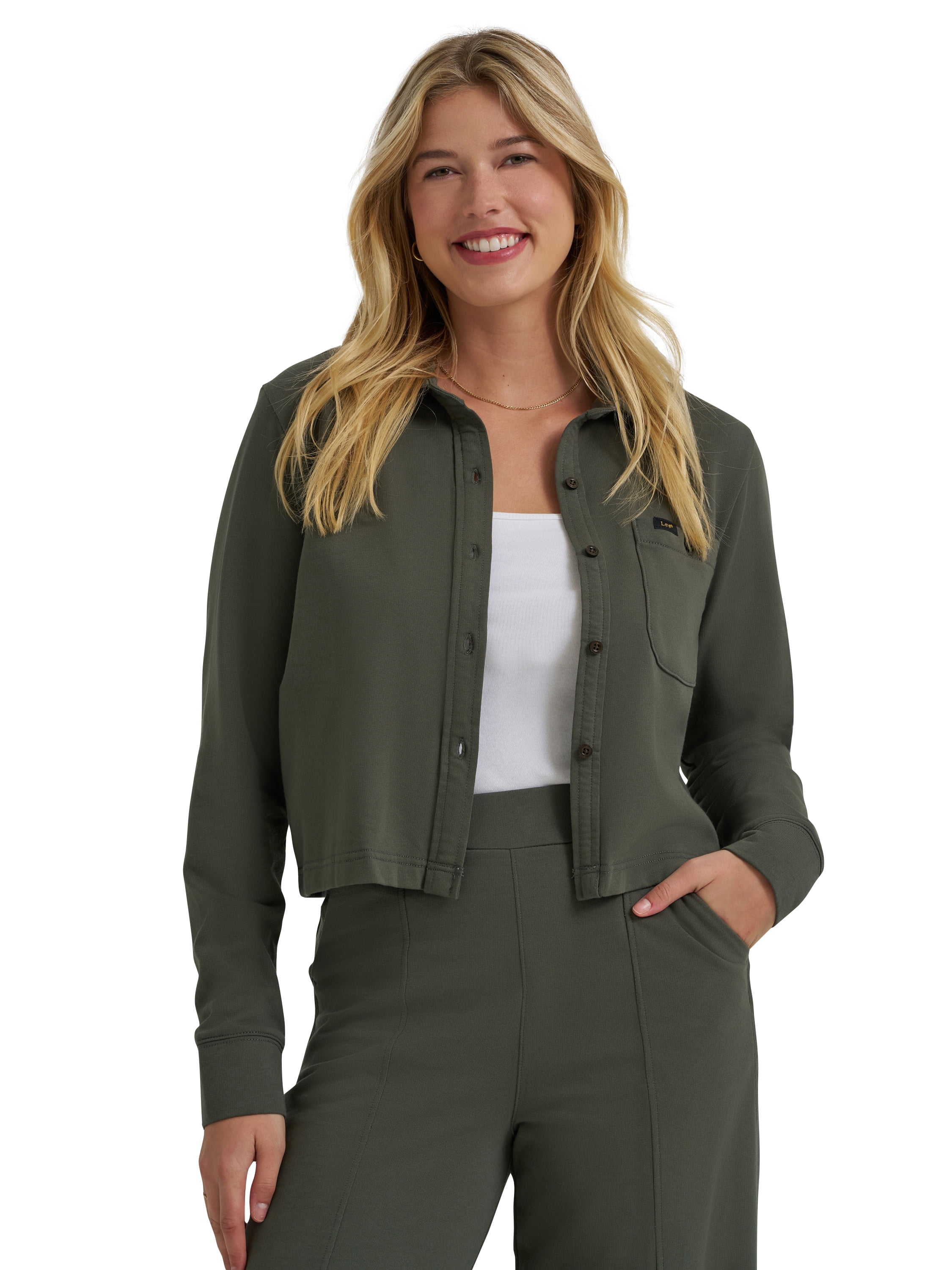 Lee® Women's Lee Layers Knit All Purpose Overshirt, Size XS-XXL ...