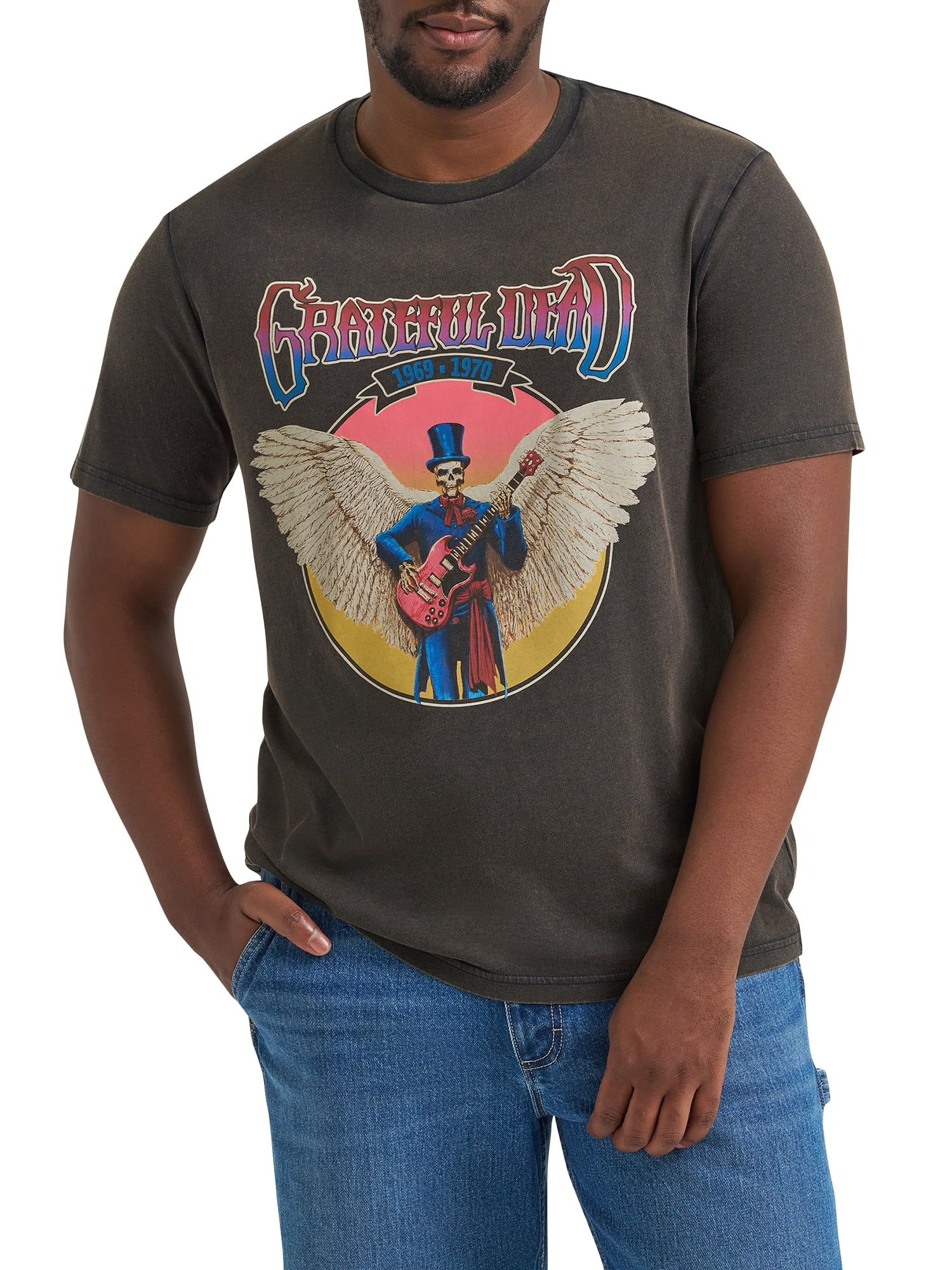 Lee® Men's Short Sleeve Grateful Dead Graphic Band Tee, Sizes S-3XL ...