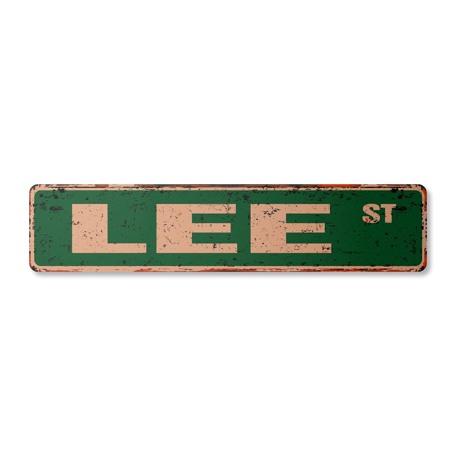 LEE Vintage Plastic Street Sign Childrens Name Room Sign | Indoor ...