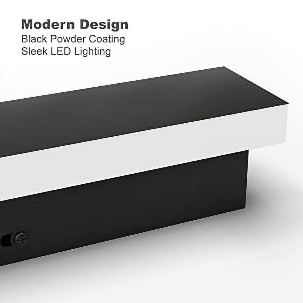 LEEKI - 24 Inches Modern Outdoor Light Fixture - Rectangular Exterior ...