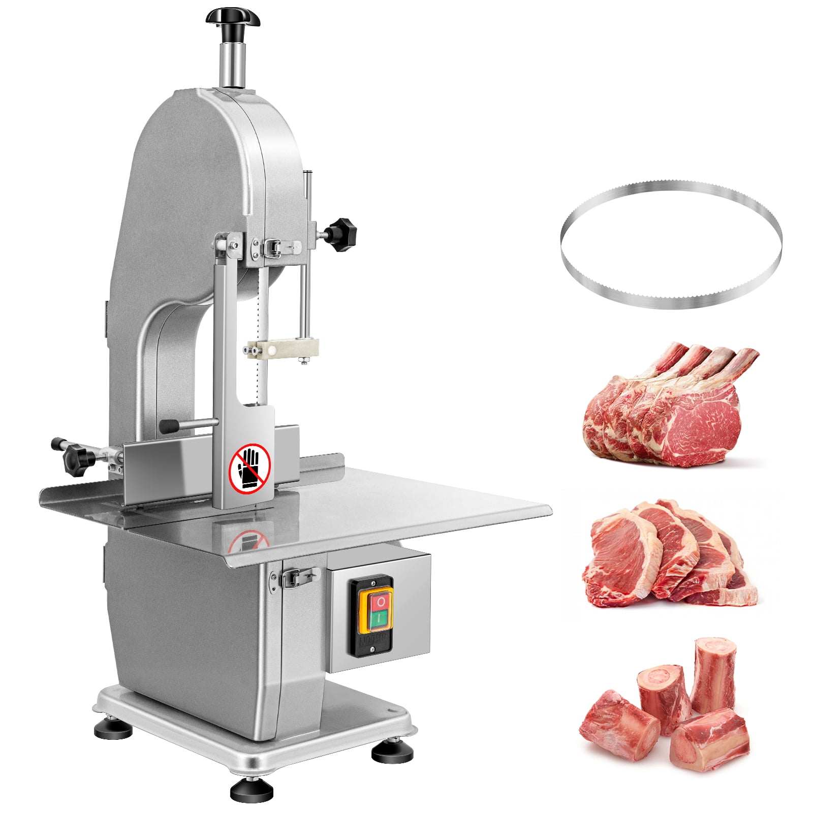 LEEVOT Bone Saw Machine Frozen Meat Cutter J-280 Bone Cutter Machine ...