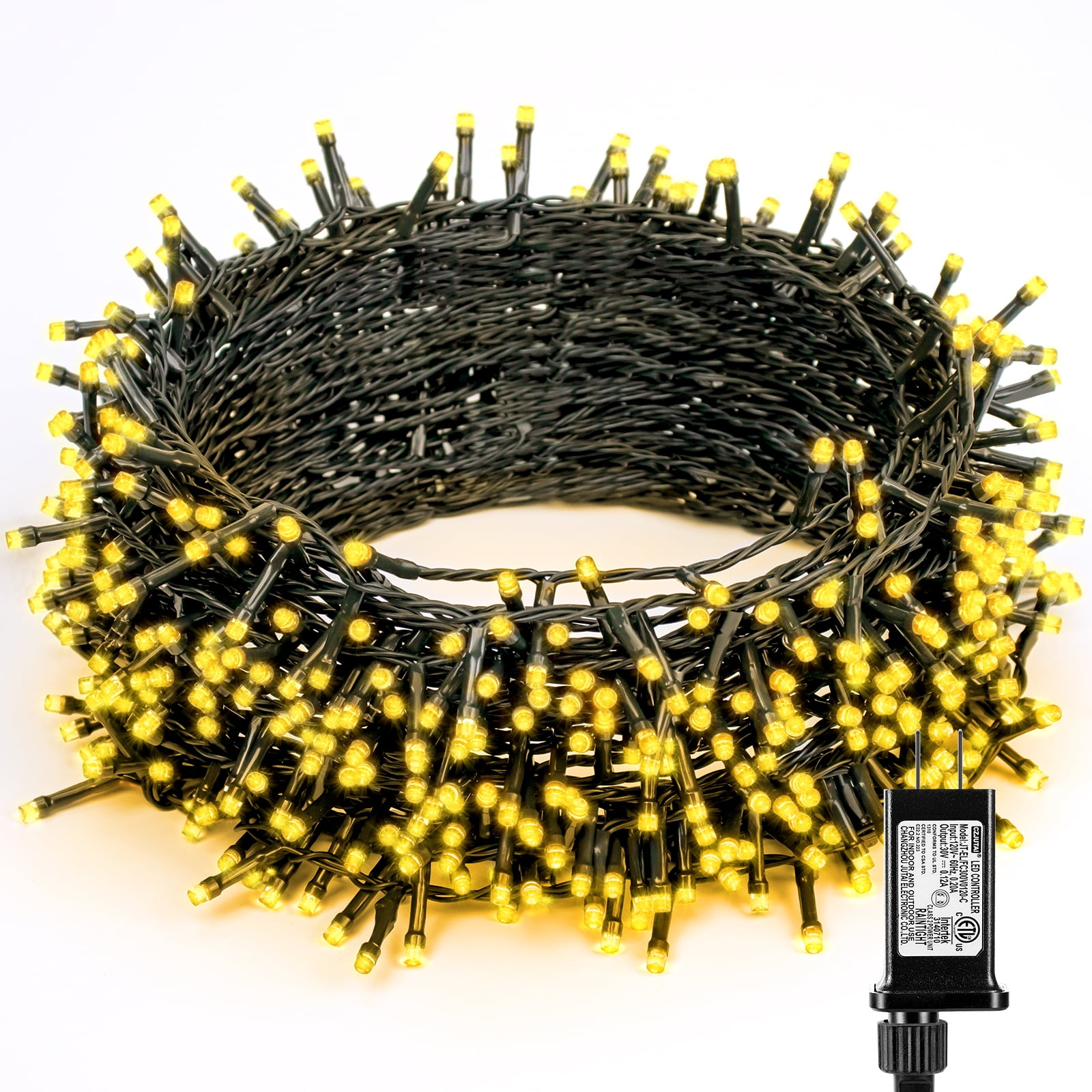 LEEVOT Christmas Lights 1000 LED Christmas String Lights Indoor 82 FT ...