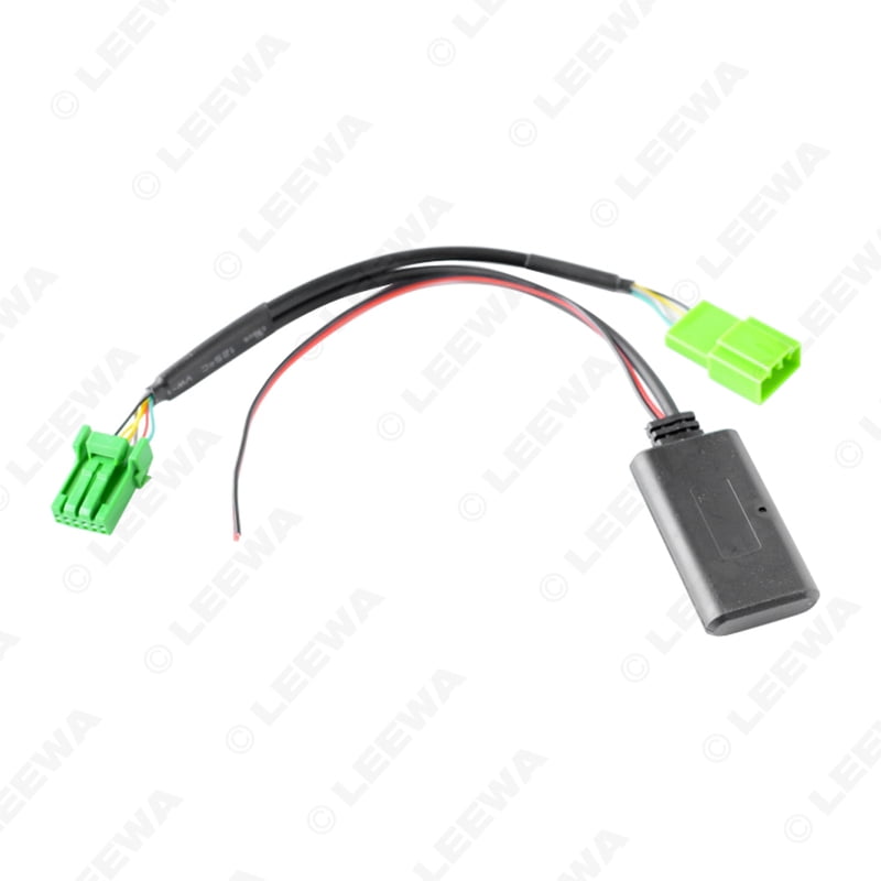 LEEWA Car Wireless Bluetooth Module Music 12Pin AUX Adapter For Jaguar ...