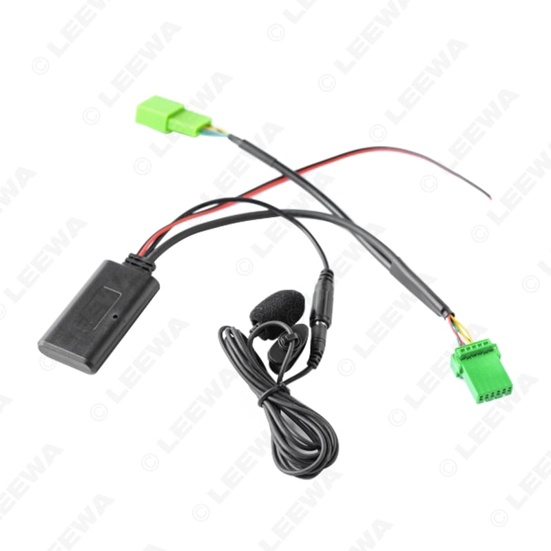 LEEWA Car Wireless Bluetooth Module Music 12Pin AUX Adapter For Jaguar ...