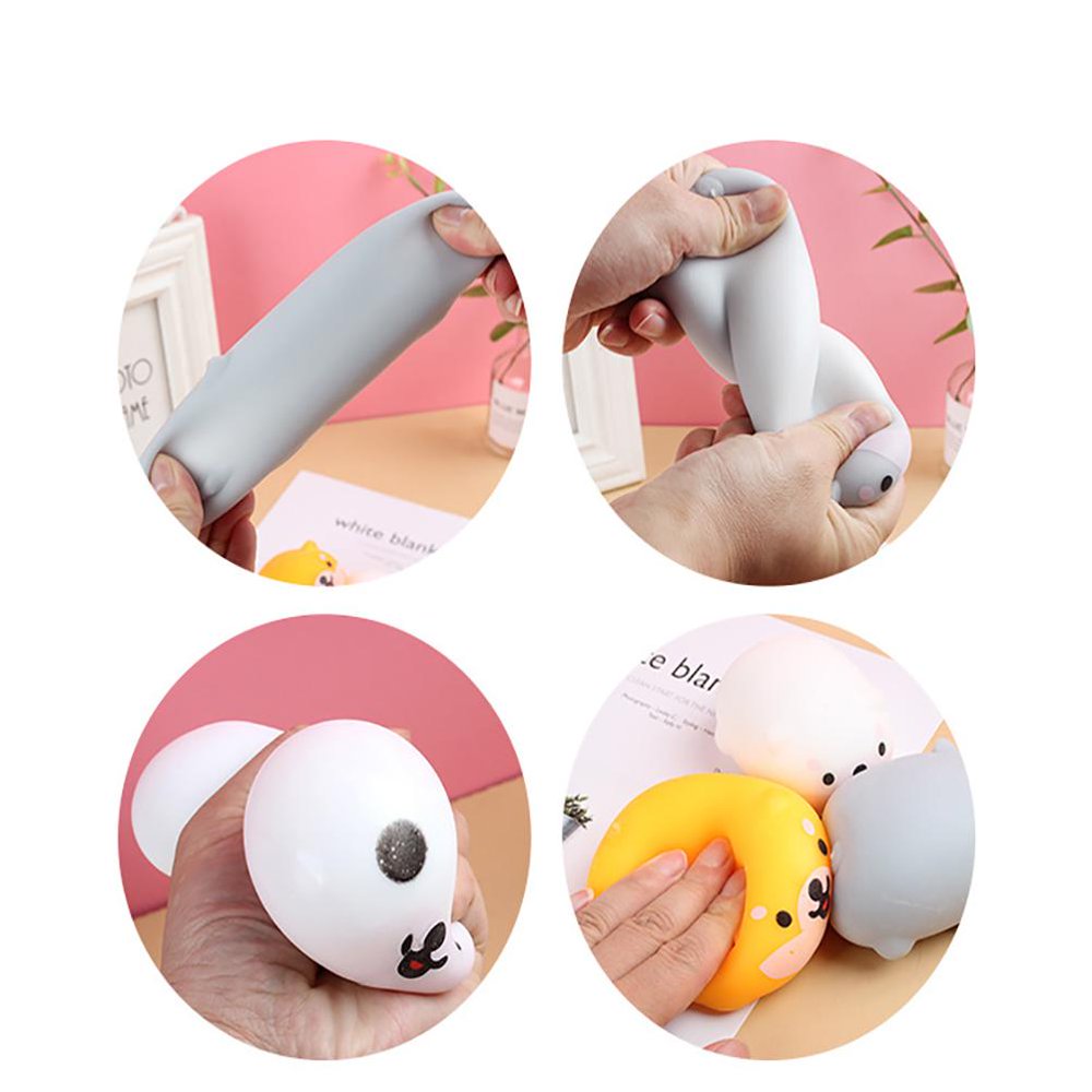 LEEYNEER 12 3-color Firewood Dog Lalale Vent Decompression Toys ...