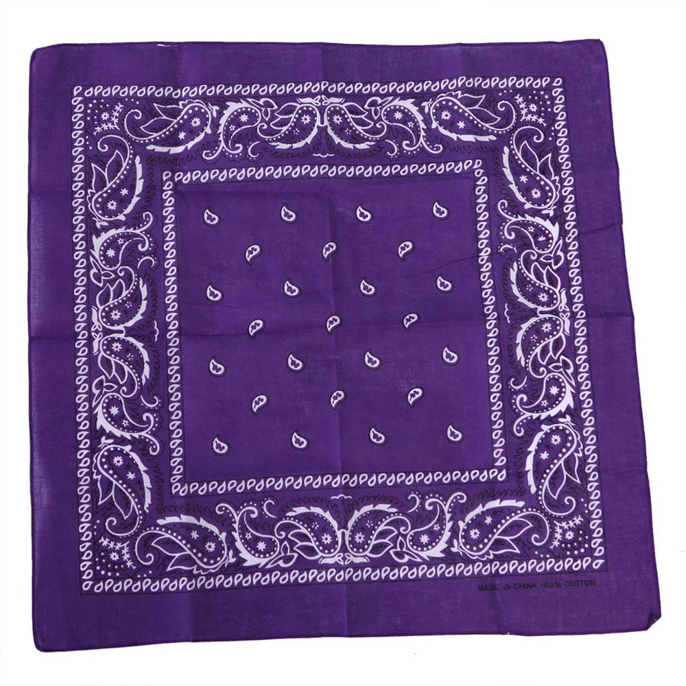 LEEYNEER 12 Pack Premium Cotton Head Wrap Scarf Bandana Multiple Colors ...