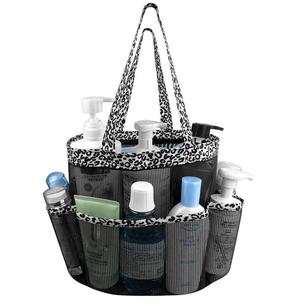 LEEYNEER 2 Pcs Mesh Shower Caddy Basket for College Dorm Room ...
