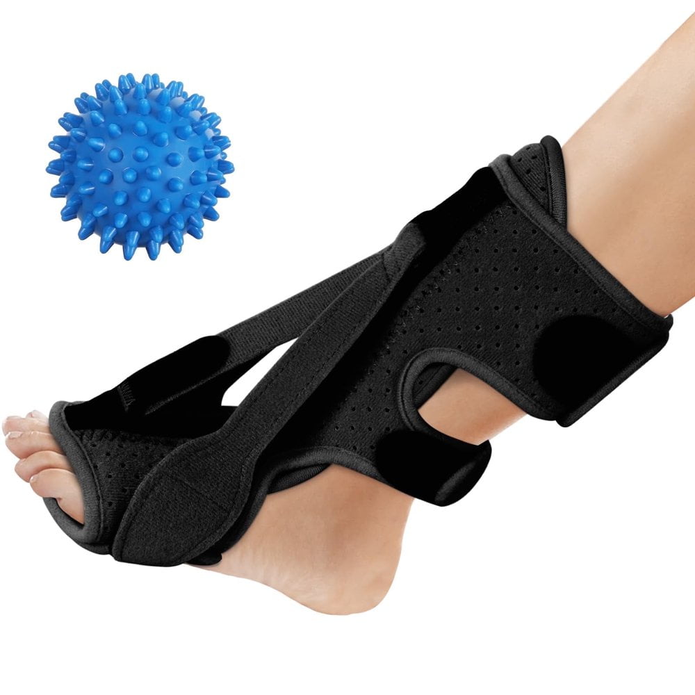 LEEYNEER 2024 Upgraded Adjustable Plantar Fasciitis Night Splint with ...