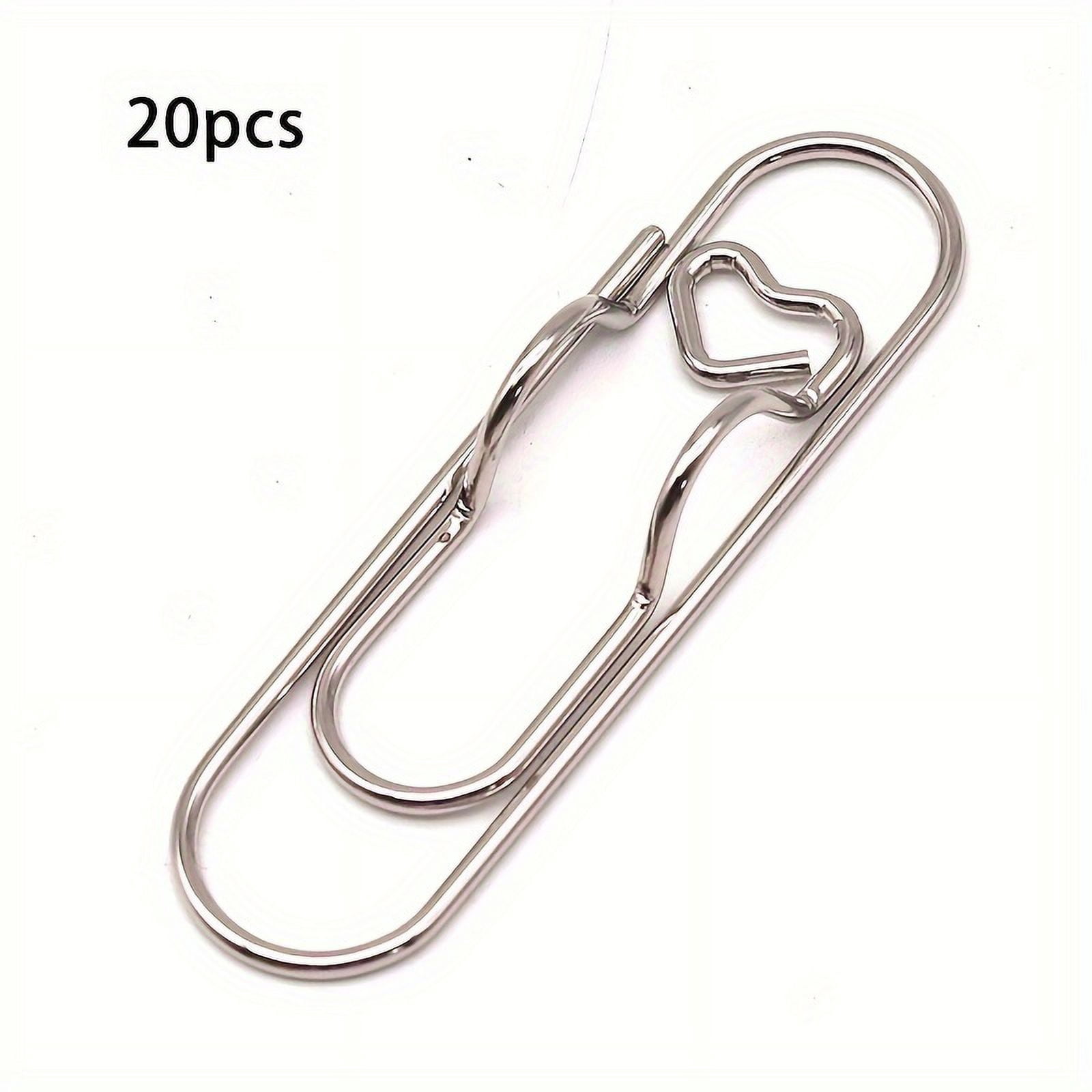 LEEYNEER 20pcs Metal Pen Clip Multifunctional Pen Retainer Note Book ...