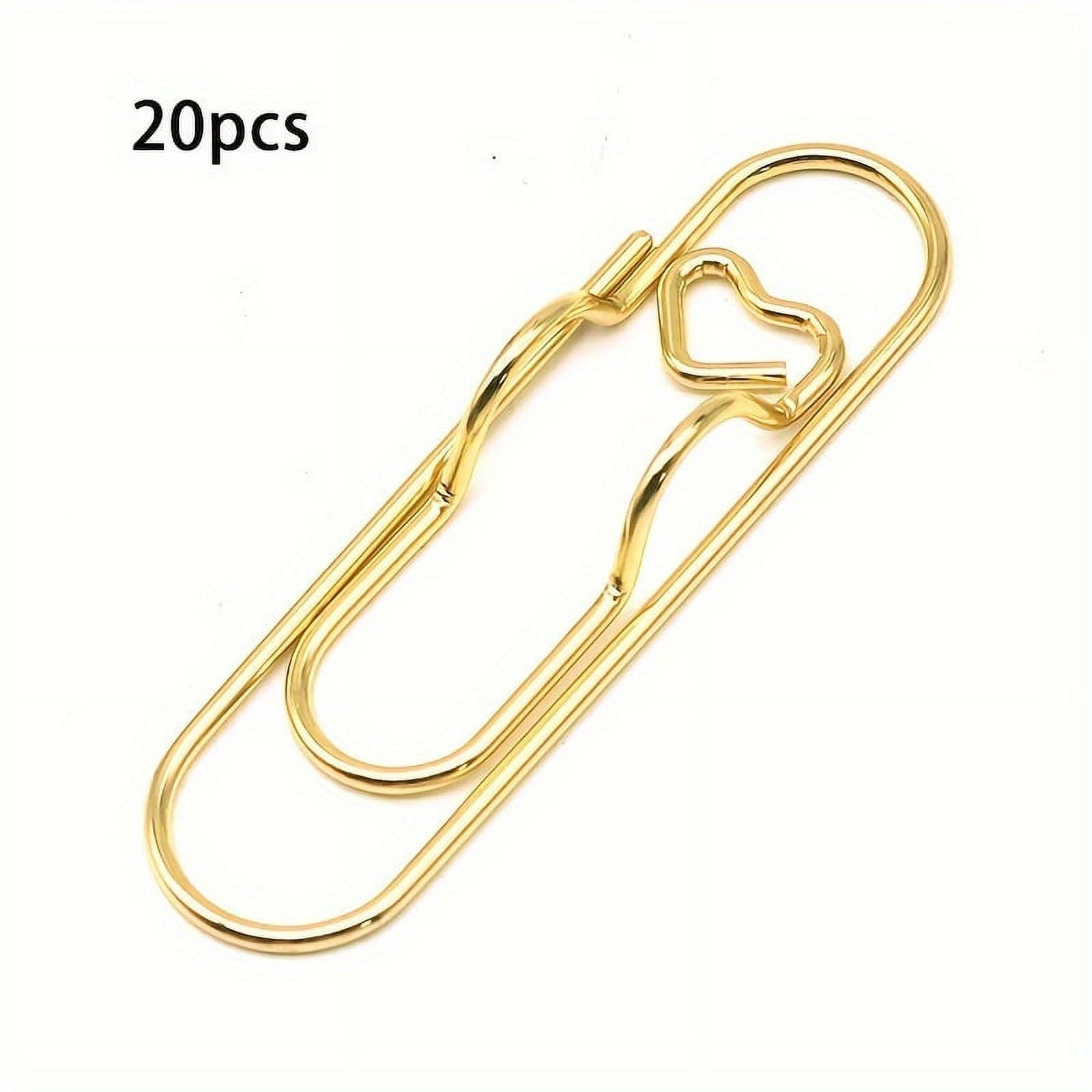 LEEYNEER 20pcs Metal Pen Clip Multifunctional Pen Retainer Note Book ...