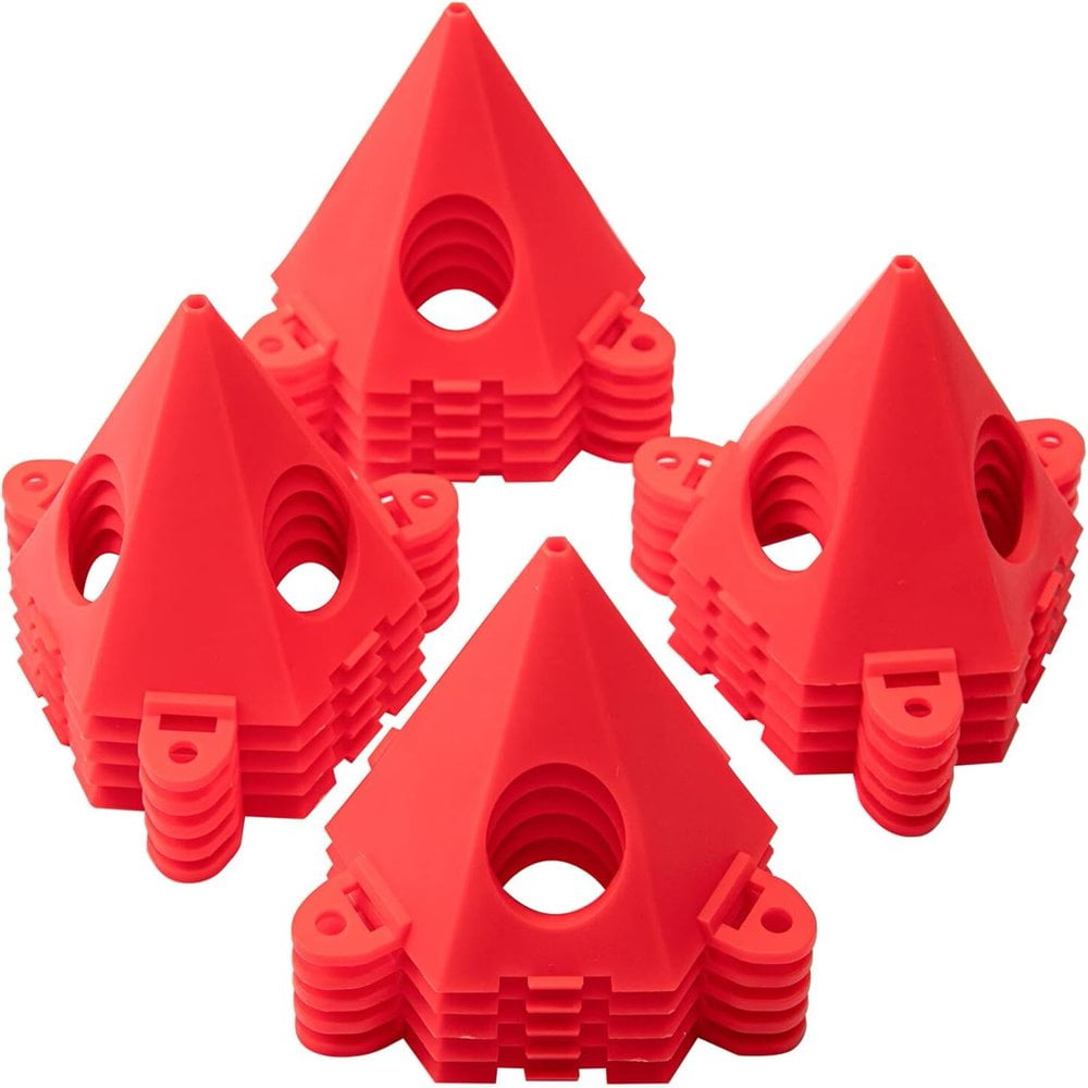 LEEYNEER 20pcs Pyramid Stands Painter‘s Painting Stands Mini Cone Paint ...