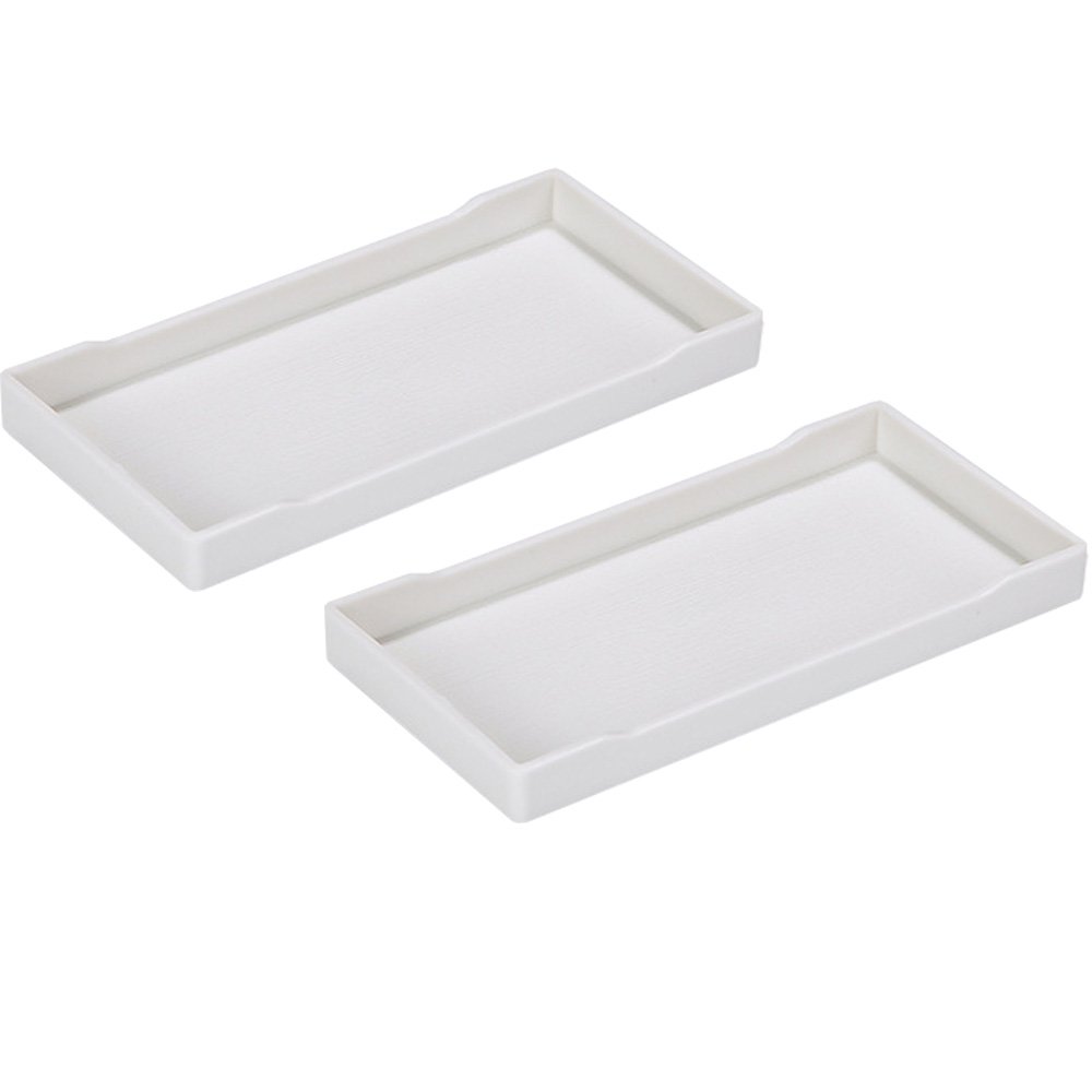 LEEYNEER Bathroom Tray for Counter - Hand Towel Tray Organizer for ...