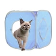 LEEYNEER Cat Cube Funny Collapsible Pop-up Cat Tunnel Toy Cat Tent Cat ...