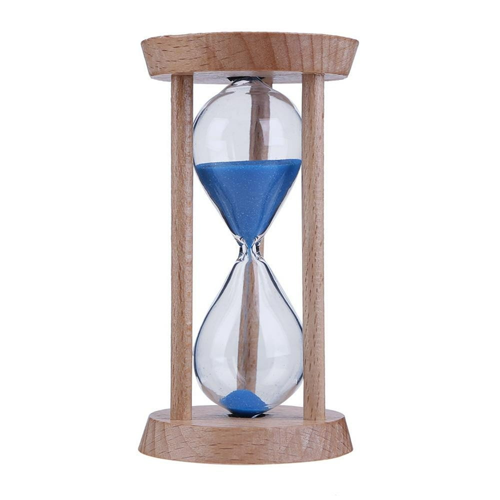 LEEYNEER Niovtt Wooden Sand Clock 3 Minutes Hourglass Sandglass ...