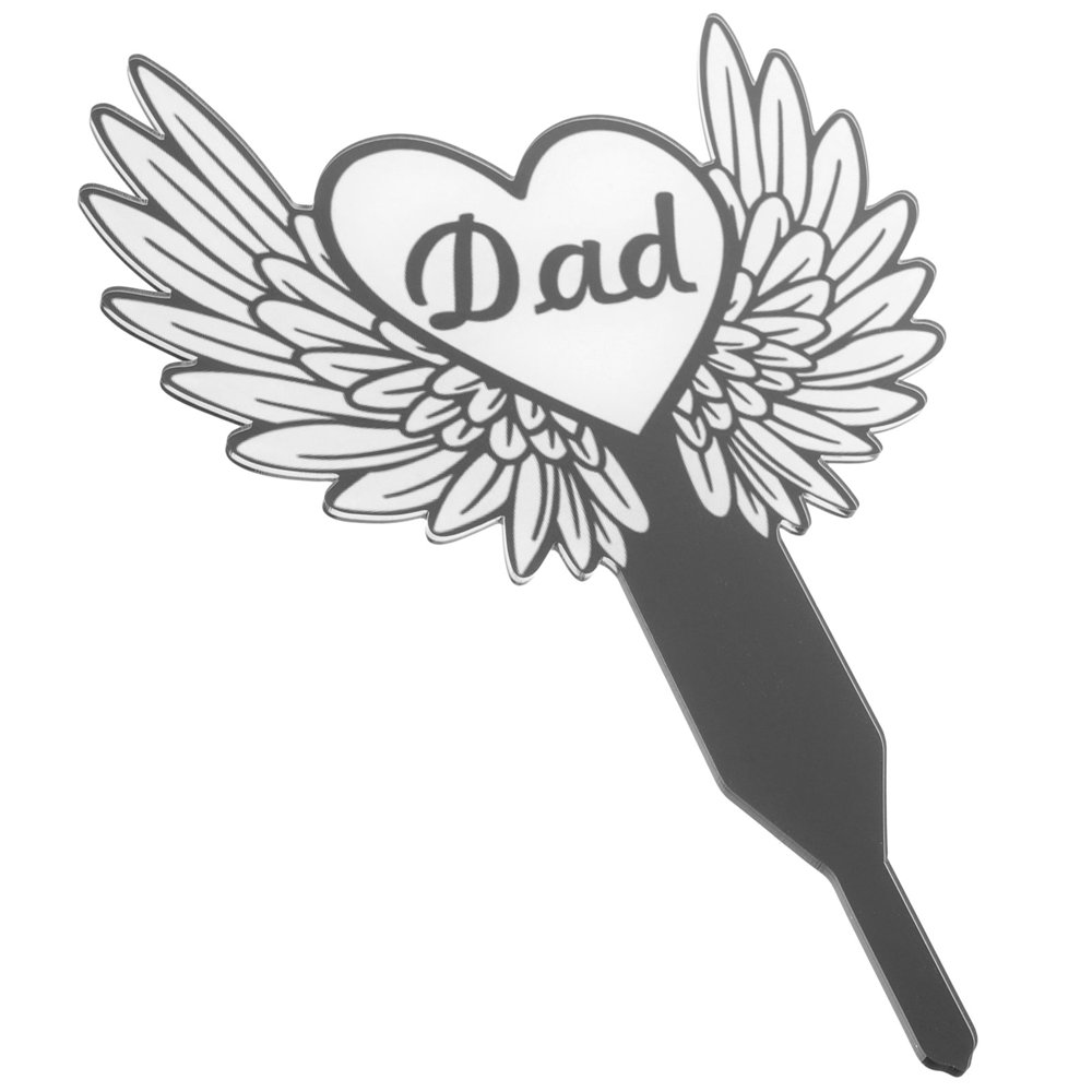 LEEYNEER Outdoor Decoration Decorations Acrylic Graveyard Stake Father ...