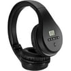 Wireless FM Radio Headphones with Bluetooth, Built-in Mic for Calls ...