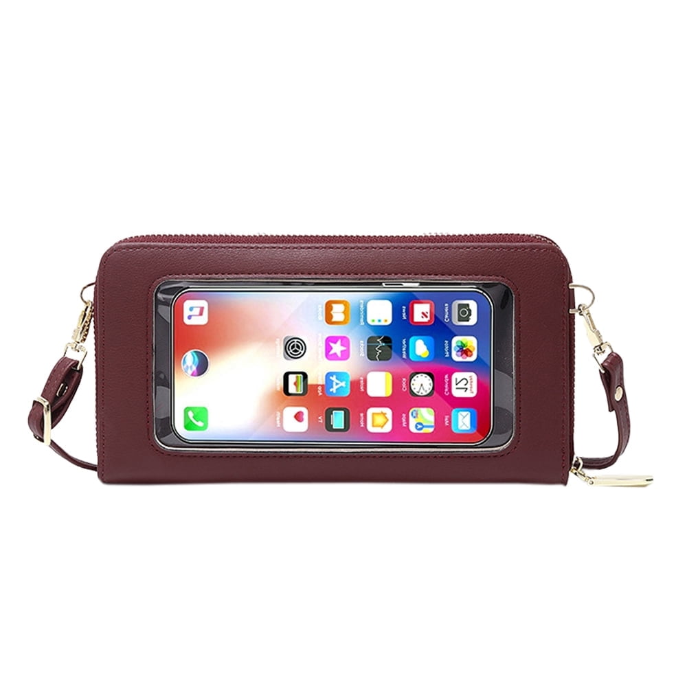 LEEYNEER Touch Screen Phone Bag Clear Phone Pouch Multifunctional ...