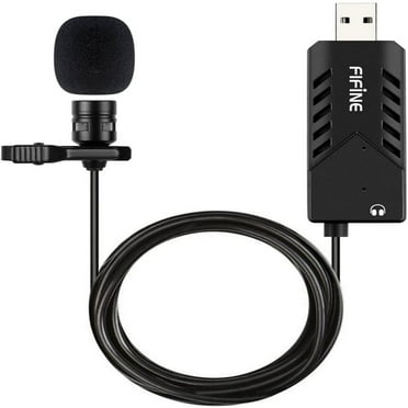 Feur USB Microphone, 192KHZ/24Bit Plug & Play PC Computer Podcast ...